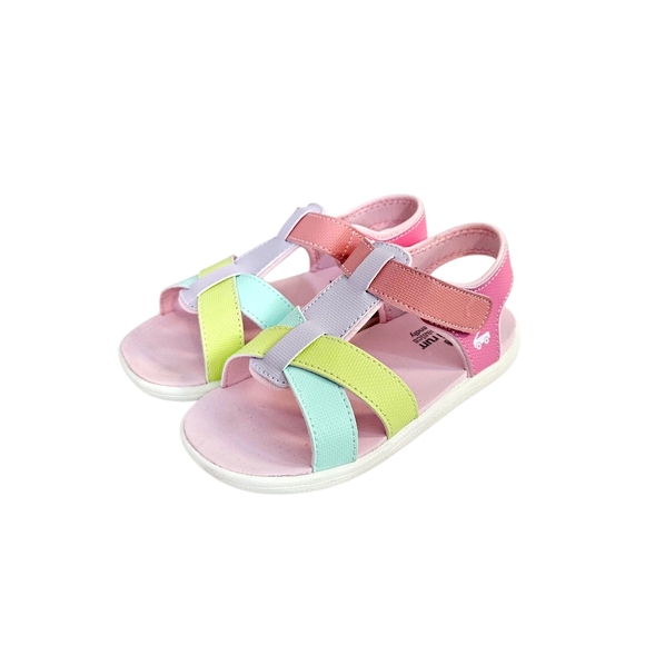 See Kai Run | Shoes | See Kai Run Shayna Gladiator Pink Rainbow Velcro ...